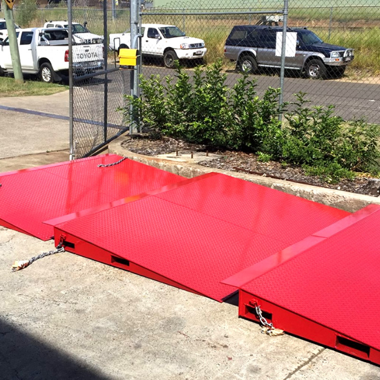 Forklift Container Ramp Fixed Long 6000kg - Australian Made | Container ...